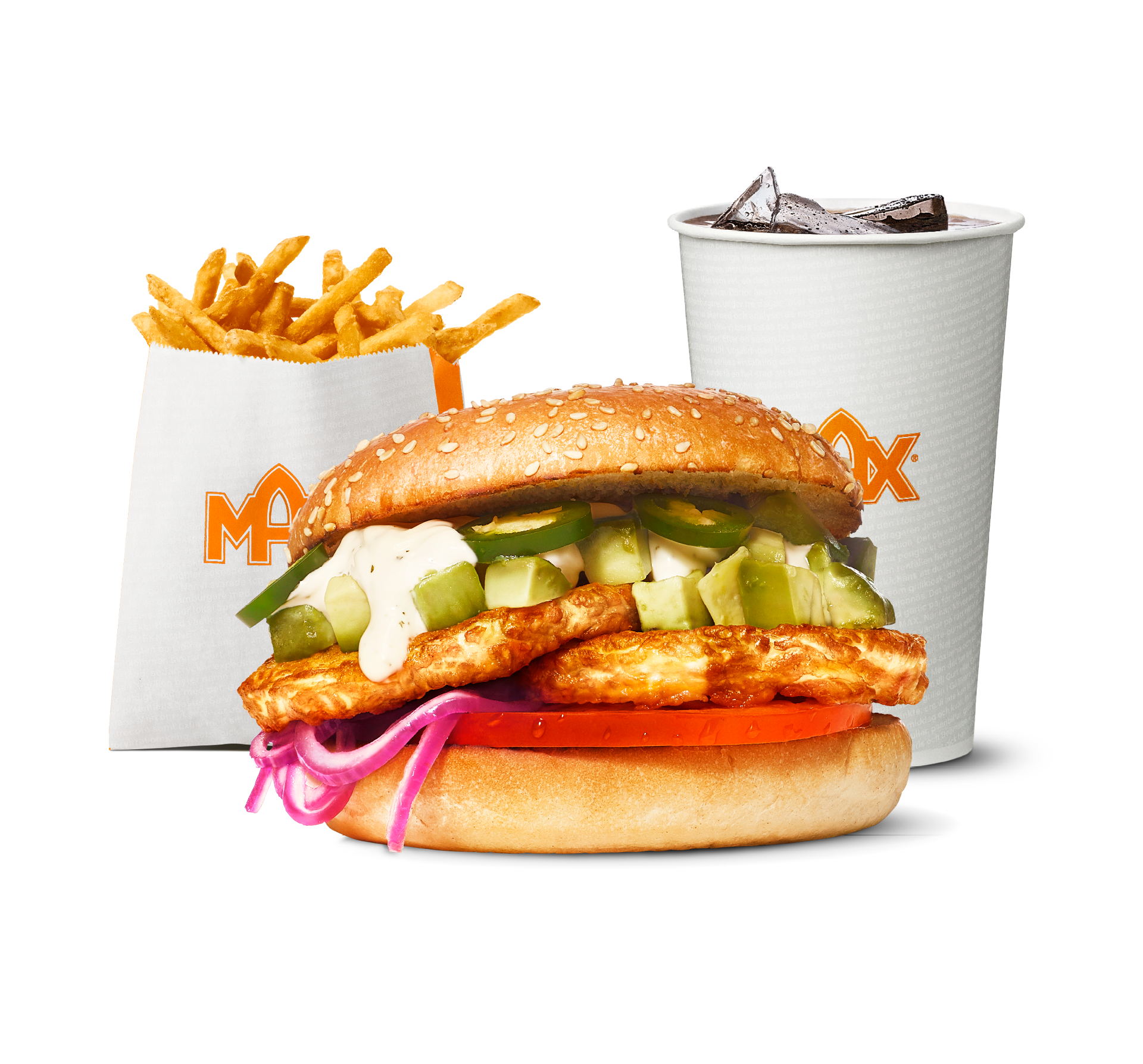 Grand Deluxe Spicy Avocado Grilloumi®-meny | Max